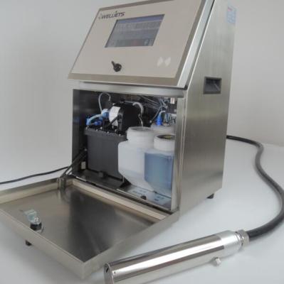 China Continuous Inkjet CIJ Coding Machine Small Character 6 Lines 1500ml Reservoir for sale