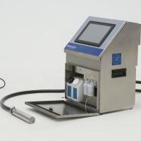 China Industrial CIJ Pigment Ink Printer Continuous Date Coder 60μ Nozzle 280m/min for sale