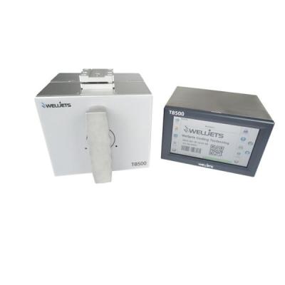 China Welljets T8500 Thermal Transfer Overprinter 53mm 300 DPI TTO Printer for Barcodes Logos Expiry Date for sale