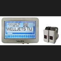 China Two Heads Thermal Inkjet Printer HP TIJ Industrial Batch Coding Machine 600 DPI for sale