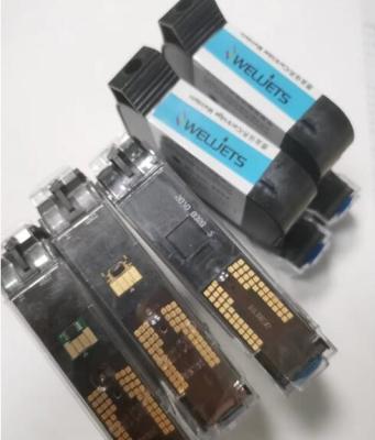 China Welljets 42ml Thermal Inkjet Cartridge 1 Inch or Half Inch Water Solvent Based Black White Ink for sale