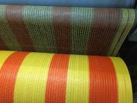China Orange And Yellow Building Construction Safety Netting For Scaffolding for sale