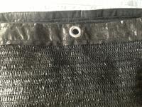 China Black Aluminum Foil Agricultural Shade Netting 45gsm-65gsm 2x50m for sale