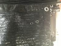 China Black Aluminum Foil Agricultural Shade Netting 45gsm-65gsm 2x50m for sale