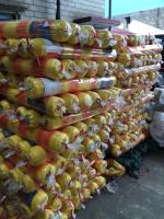 China Orange And Yellow Building Construction Safety Netting For Scaffolding for sale