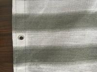 China 0.9x5m Sun Shade Net Insect Window Net Customized Grey And White for sale