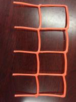 China Red HDPE Anti UV Safety Construction Warning Fence Netting 80gsm - 200gsm for sale