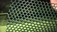 China Red Privacy Fence Netting , Hdpe Anti Uv Screen Net For Courtyard for sale
