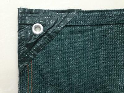 China HDPE Anti Uv Privacy Fence Netting , Dark Green Reinforced Brise Vue for sale