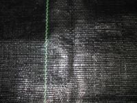 China Home Use PE PP Woven Garden Ground Cover Fabric / Weed Mat , Black for sale