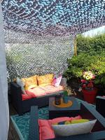 China Polyester Oxford Camouflage Sail Shade Anti UV For Sun Protection for sale