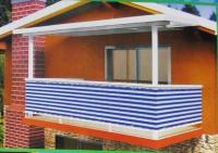 China Hdpe Balcony Shade Net UV Resistant With Aluminum Eyelets On Borders for sale