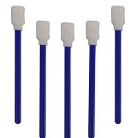 China 5 Inches Cleanroom Foam Cleaning Swabs Dust Free Rectangular for sale