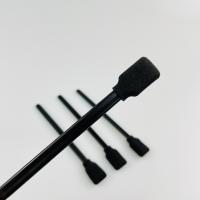 China Plotter Clean Black Foam Tip Swab PP Stick Material Square Rectangle for sale
