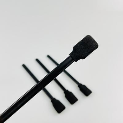 China Plotter Clean Black Foam Tip Swab PP Stick Material Square Rectangle for sale