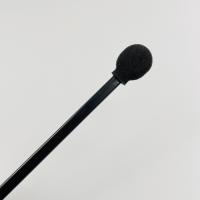 China Round Foam Tip Swabs Black Handle Clean Excess Adhesives After Gluing for sale