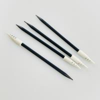 China 67mm Sharp Foam Swabs Spiral Sponge Stick Precision Detailing Clean for sale
