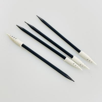 China 67mm Sharp Foam Swabs Spiral Sponge Stick Precision Detailing Clean for sale