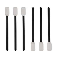 China 2 Layers Square Large Format Printer Cleaning Polyester Swabs With Black Handle for sale