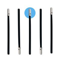 China 3.2mm Lint Free Small Sponge Head Cleanroom Foam Swab With Black Handle for sale