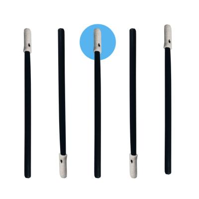 China 3.2mm Lint Free Small Sponge Head Cleanroom Foam Swab With Black Handle for sale