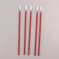 China 165mm Long Handle Cleanroom Polyester Tip Swab For PCB Cleaning for sale
