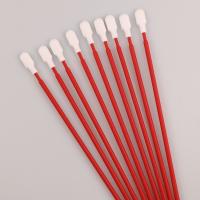 China 165mm Long Handle Cleanroom Polyester Tip Swab For PCB Cleaning for sale