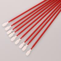 China 165mm Long Handle Cleanroom Polyester Tip Swab For PCB Cleaning for sale