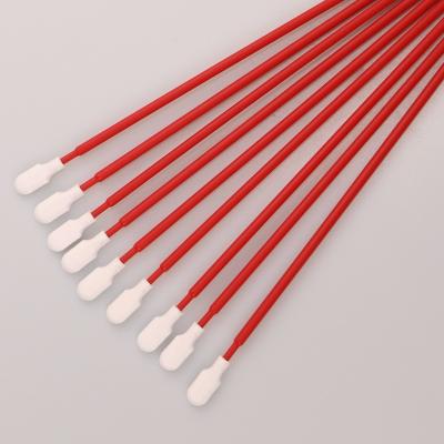 China 165mm Long Handle Cleanroom Polyester Tip Swab For PCB Cleaning for sale