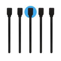 China Cleanroom Black Foam Tip Printer Cleaning Swab With Square Sponge Stick for sale