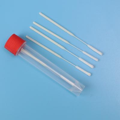 China 9cm Medical Sterile Flocked Nylon Nasal Sampling Swab Individual Wrapped for sale