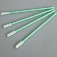 China Industrial Cleaning Polyester Tip Cleanroom Swab Lint Free Double Layers for sale