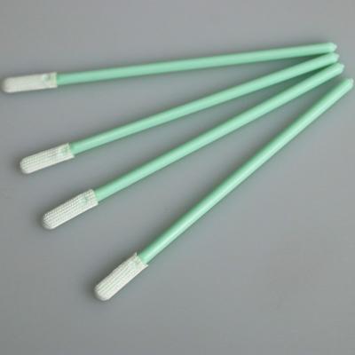China Industrial Cleaning Polyester Tip Cleanroom Swab Lint Free Double Layers for sale