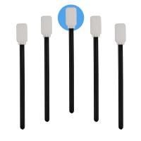 China Lint Free Double Layers Rectangular Polyester Swab For Keyboard Cleaning for sale