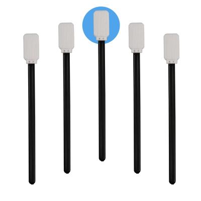 China Lint Free Double Layers Rectangular Polyester Swab For Keyboard Cleaning for sale
