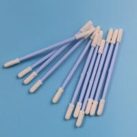 China Micro Round Head Sponge Cleanroom Foam Swab 3.2mm Lint Free for sale