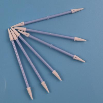 China Double Pointed Head Cleanroom Sponge Foam Swab TX750 Lint Free for sale