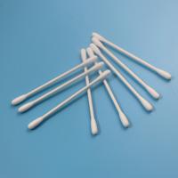 China Biodegradable Paper Stick Industrial Cleaning Cotton Swab Big Round Head for sale
