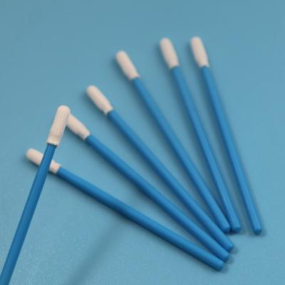 China TX743 Blue Handle Precision Cleaning Cleanroom Polyester Swab Lint Free for sale