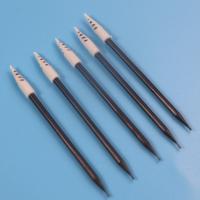 China Black Handle Micro Spiral Pointed Sponge Foam Swab Lint Free for sale