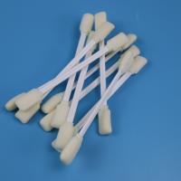 China Lint Free Double Rectangle Head Cleanroom Foam Swab For Printer Cleaning for sale