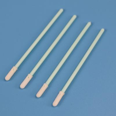 China TX74 Dustless Green PP Stick Precision Cleaning Foam Tip Swabs For Cleanroom for sale