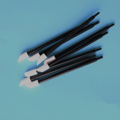 China Black PP Stick 8mm PU Foam Swab High Absorbency Printhead Cleaning Swab for sale