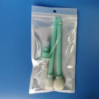 China Car Cleaning Rectangle And Round Foam Tip Swab Portable Lint Free With Liquid for sale