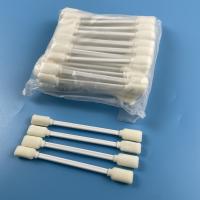 China PU Foam Printer Cleaning Swab Cleanroom Grade Disposable With PP Stick 12pcs/bag for sale