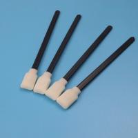 China 50pcs/Bag Lint Free Black PP Stick Cleanroom Rectangle Foam Swab For Mold Cleaning for sale