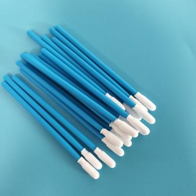China TX743 Lint Free Factory Cleaning Micro Round Dacron Polyester Swab For Cleanroom for sale