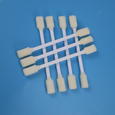 China High Absorbency Rectangle Sponge Stick Double Ended Foam Swab For Printhead Cleaning for sale
