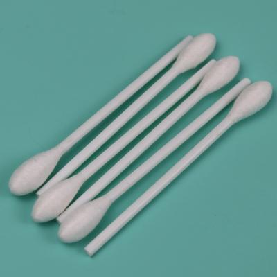China Disposable 9.6mm Big Round Head Cotton Bud Swab Applicator With Plastic Handle for sale