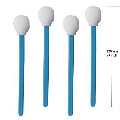 China 708 Type Long Handle Foam Swab with Round Foam Tip for Precision Cleanroom Cleaning for sale